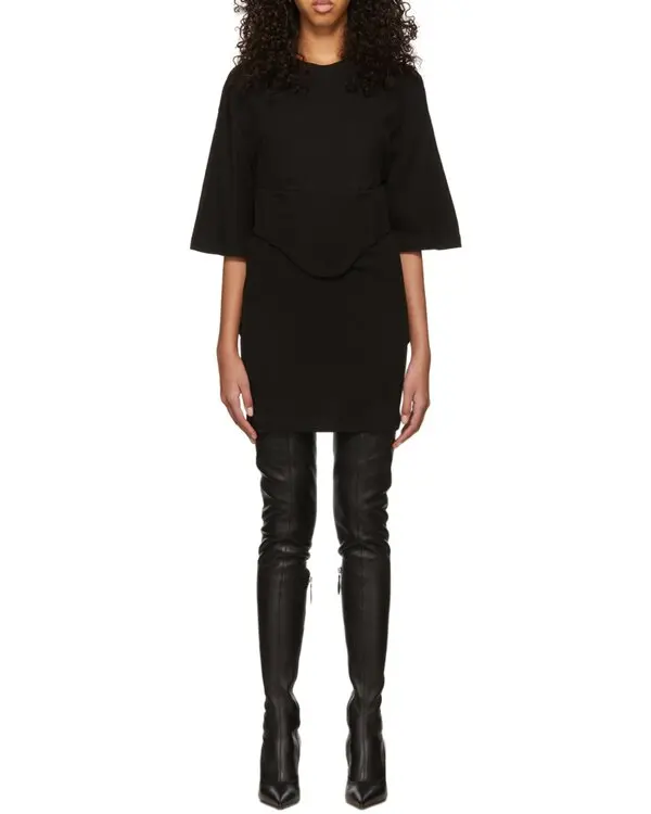 DION LEE Corset Detail Tunic Top