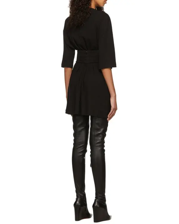 DION LEE Corset Detail Tunic Top
