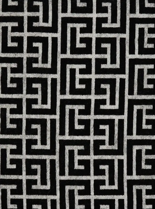 Balmain Pb Labyrinth Beach Towel