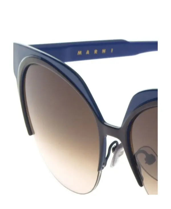 Marni Logo Cat Eye Sunglasses - Nude