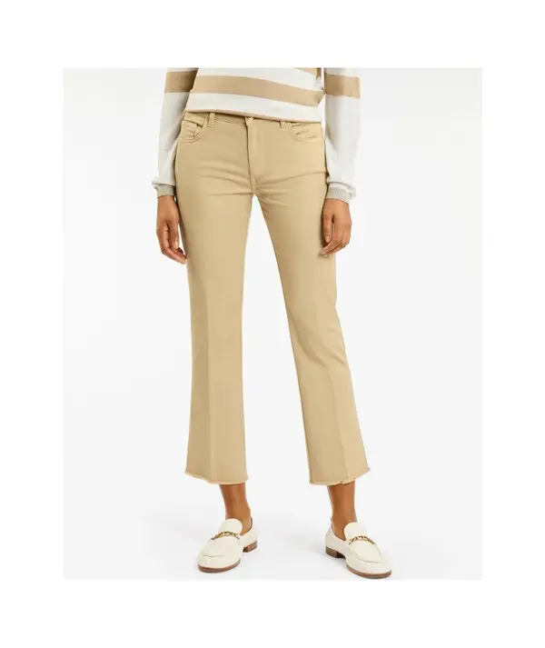 FAY Logo Patch 5-pocket Trousers - Beige