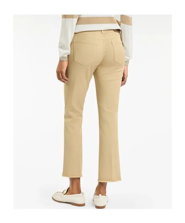 FAY Logo Patch 5-pocket Trousers - Beige