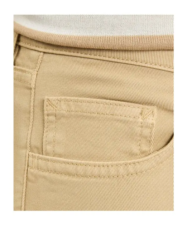 FAY Logo Patch 5-pocket Trousers - Beige