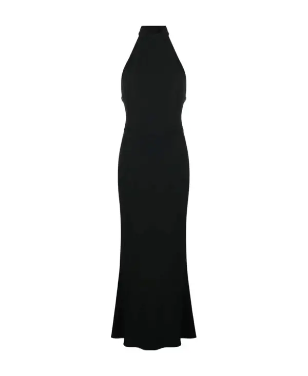 Alexander McQueen Open Back Strapless Maxi Dress