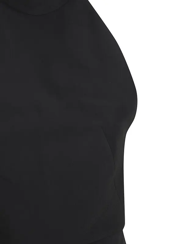 Alexander McQueen Open Back Strapless Maxi Dress