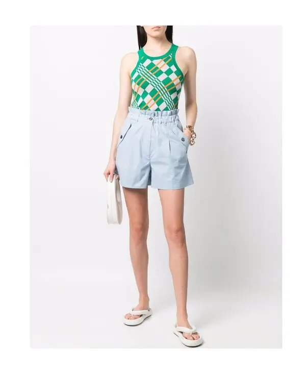 Kenzo High-waist Elastic Waist Shorts