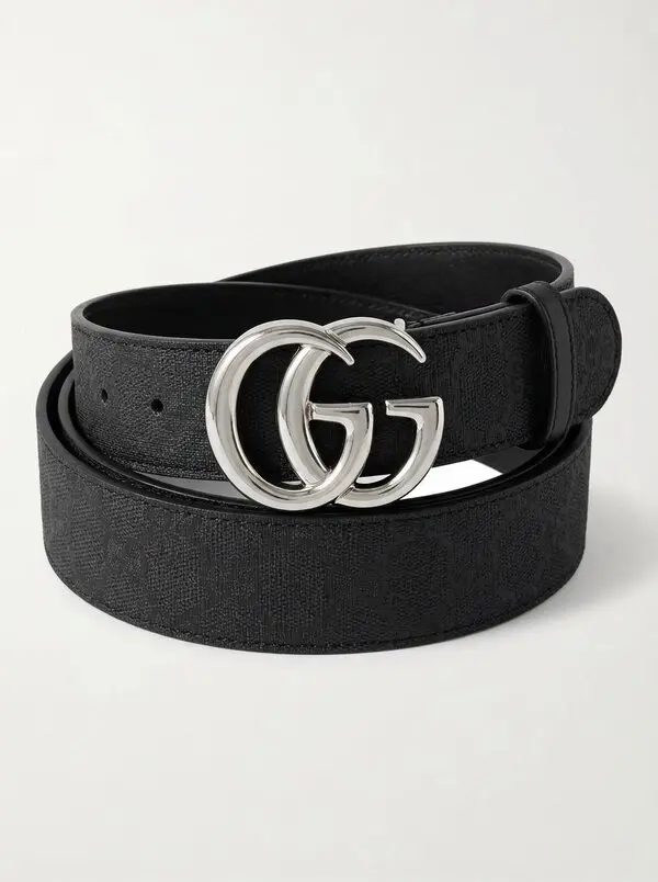 Gucci Gg Marmont Belt - Black
