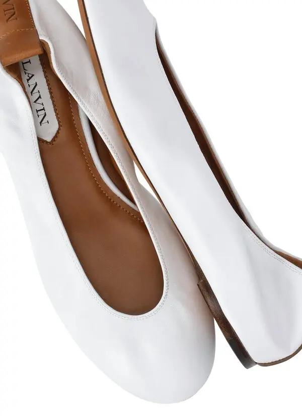 LANVIN Ballerina Flats - White