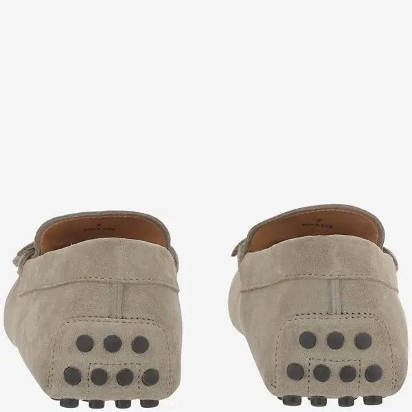 TOD'S Tie Detail Loafers - Nude