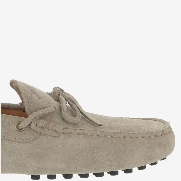 TOD'S Tie Detail Loafers - Nude