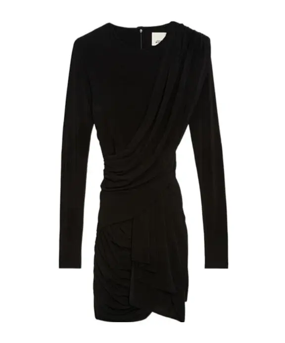 Isabel Marant Étoile Georgia Draped Dress - Black