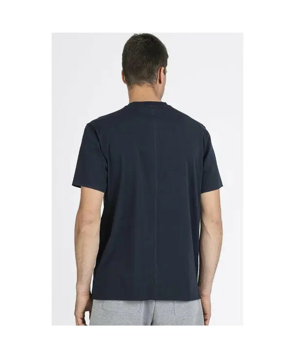 Paul & Shark Navy Blue Round Collar Short-sleeved T-shirt