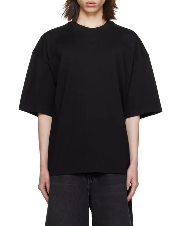 WOOYOUNGMI Logo-embroidered Cotton T-shirt