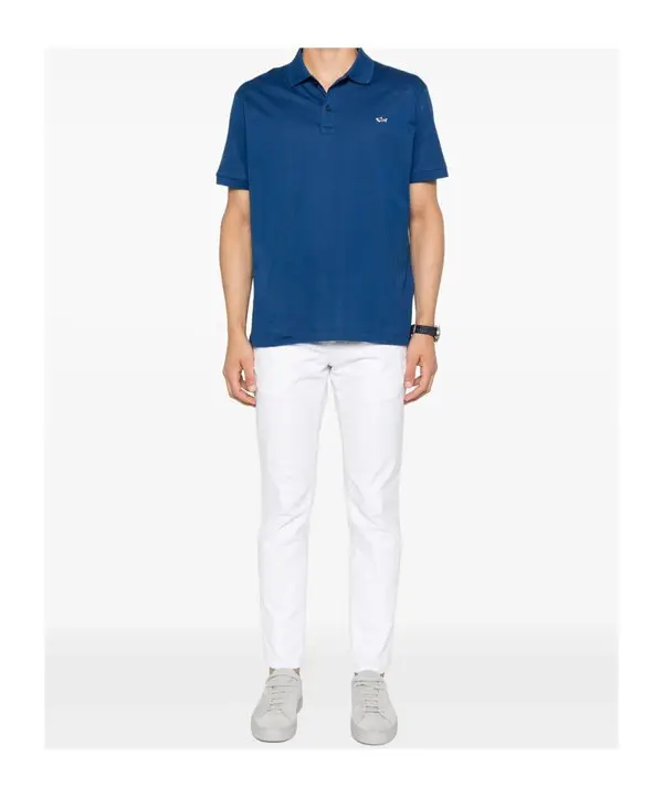 PAUL  SHARK Paul Shark Embroidered Polo Shirts