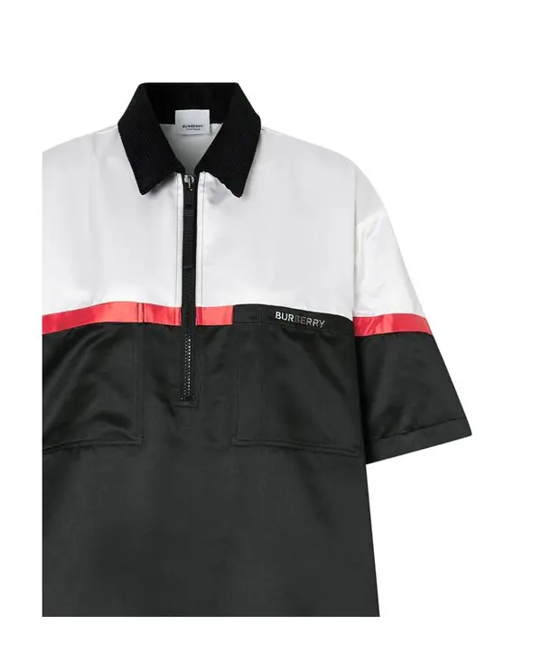 Burberry Oversized Color Block Bowling Shirt