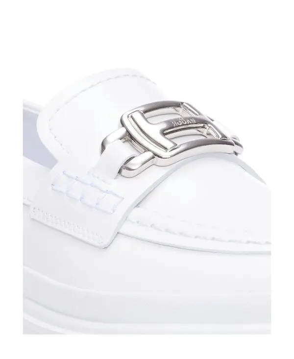 Hogan Logo-buckle Platform Loafers