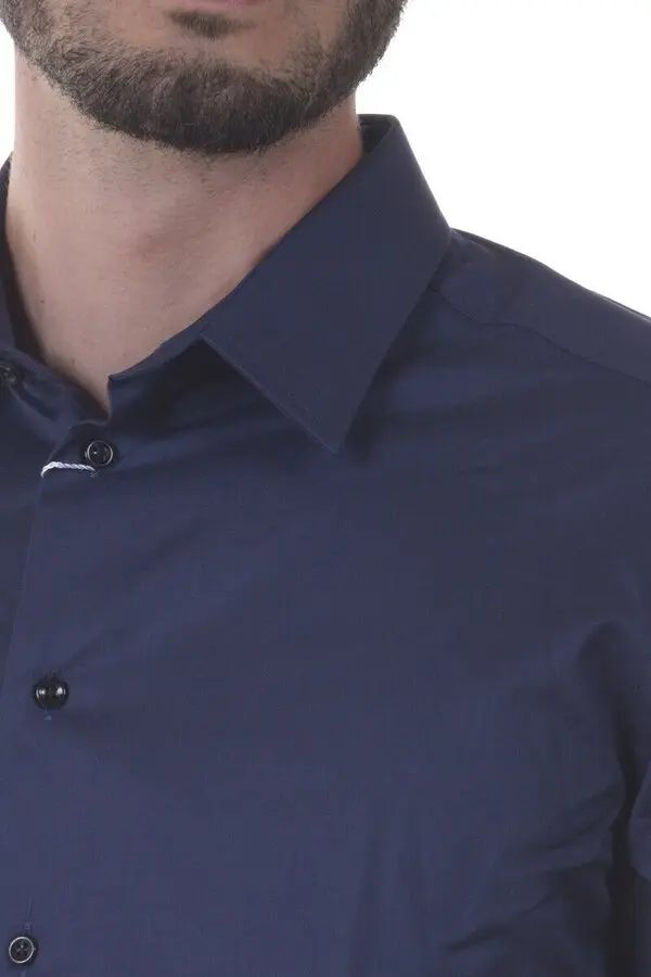 Emporio Armani Cotton Long-sleeved Shirt