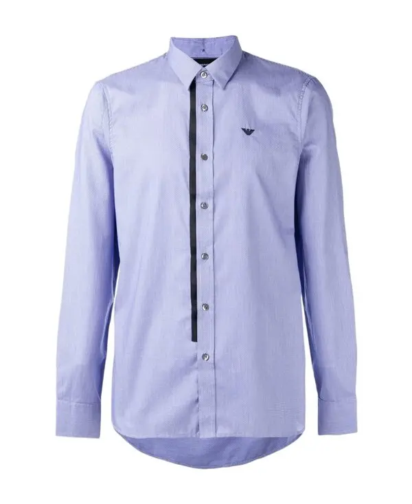 Emporio Armani Logo Long-sleeved Shirt