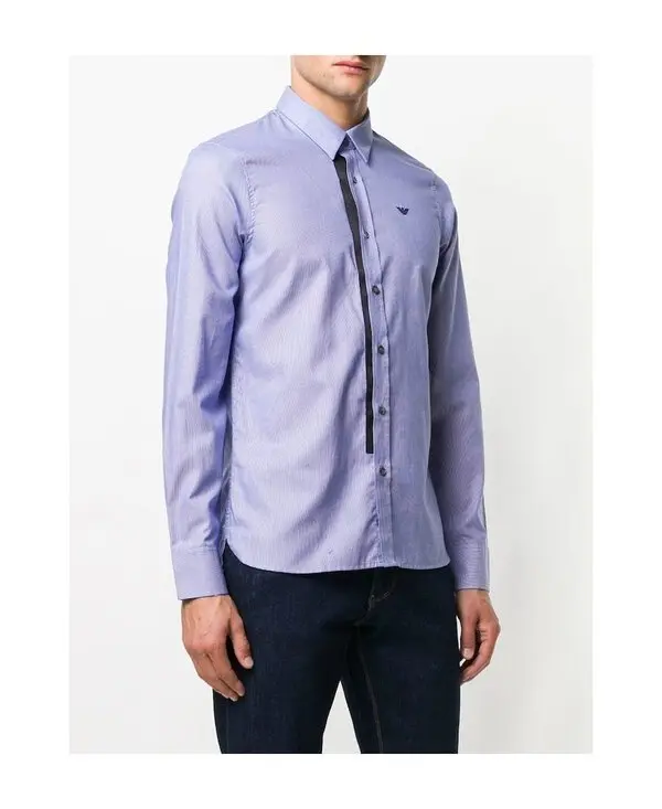 Emporio Armani Logo Long-sleeved Shirt