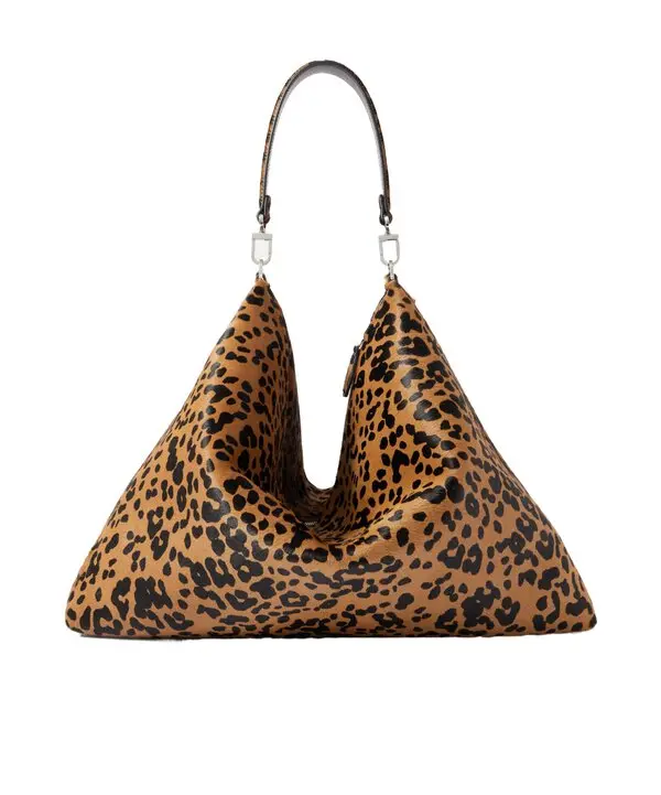 TOTEME Bevel Large Zipper Handbag - Brown