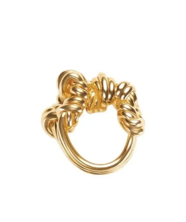 Bottega Veneta Knot Ring - Yellow