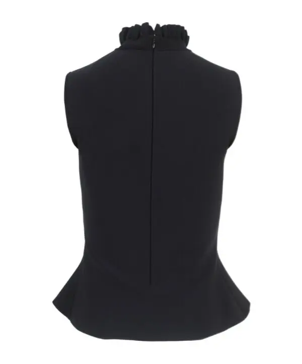 Alexander McQueen Sleeveless Lace Panel Top