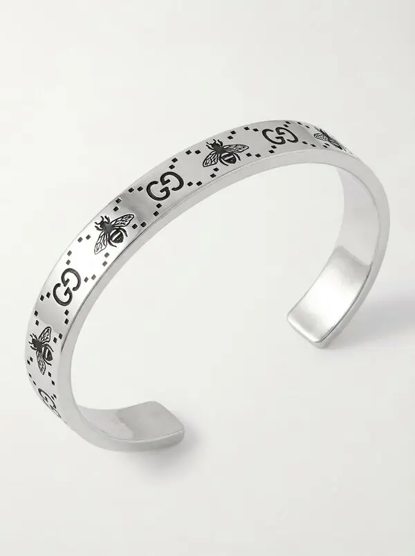 Gucci Bee Motif Cuff Bracelet