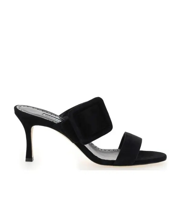 Manolo Blahnik Gable High-heeled Muller Sandals