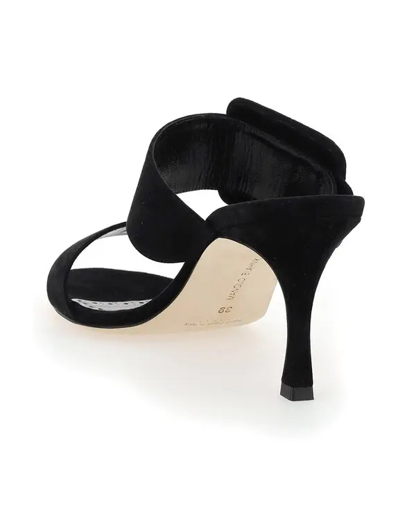 Manolo Blahnik Gable High-heeled Muller Sandals