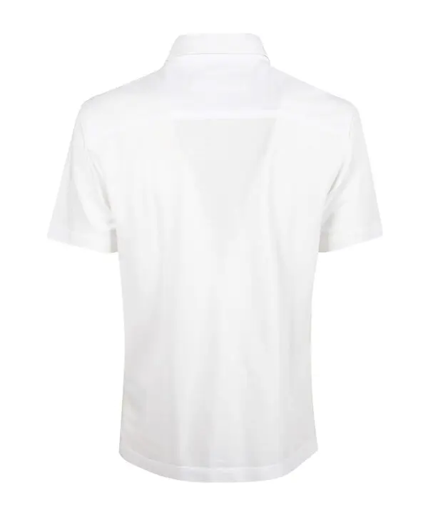 Zegna Buttoned Piped-trim Polo Shirt