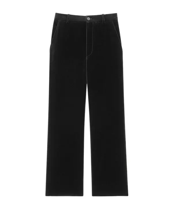 Saint Laurent Velvet Tailored Trousers
