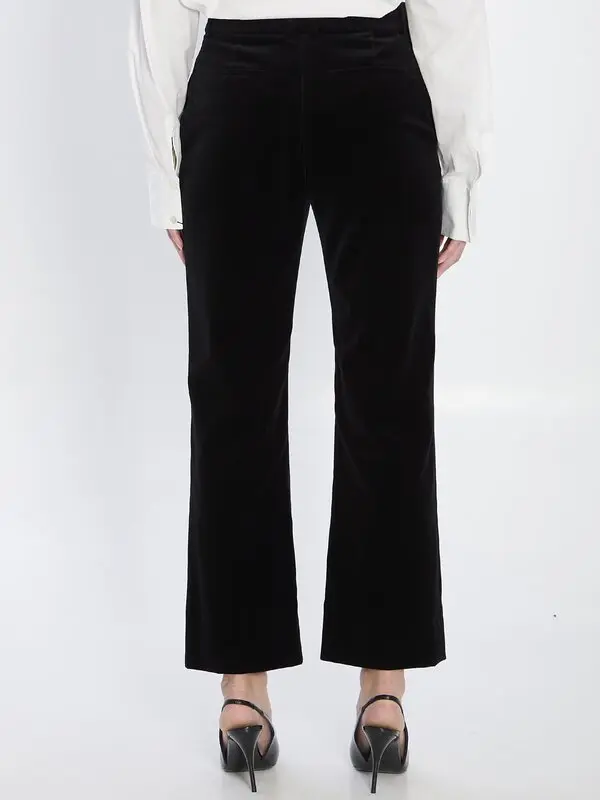 Saint Laurent Velvet Tailored Trousers