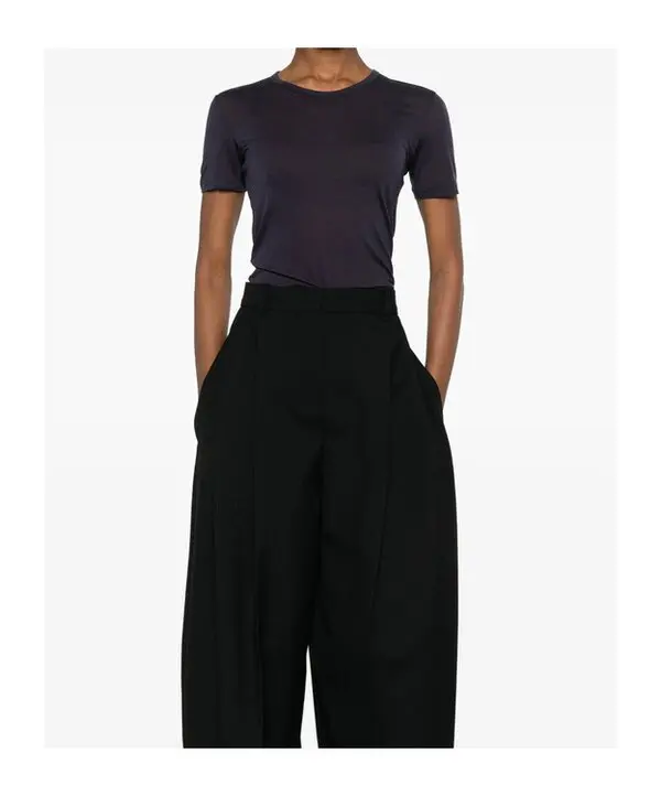 ANINE BING Sylvie Round-neck T-shirt - Black