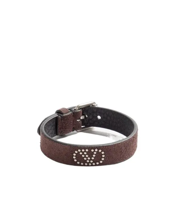 Valentino Garavani Vlogo Signature Buckled Bracelet - Black