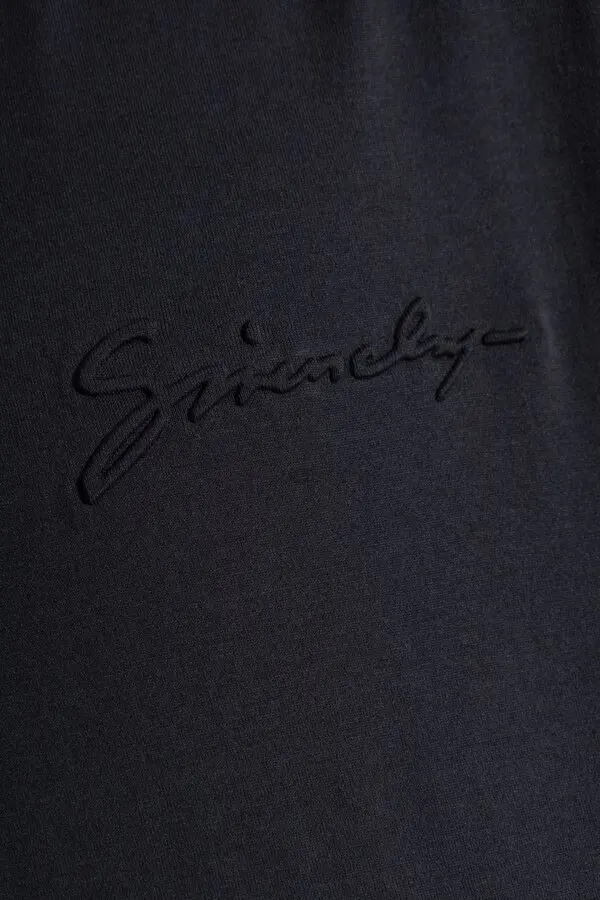 Givenchy Logo Embossed Crewneck T-shirt