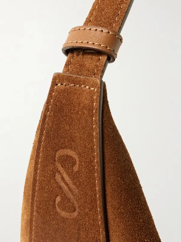 Proenza Schouler Sliding Patchwork Suede Shoulder Bag