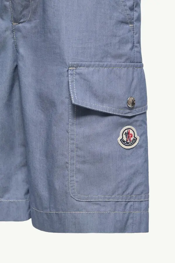Moncler Chambray Bermuda Shorts