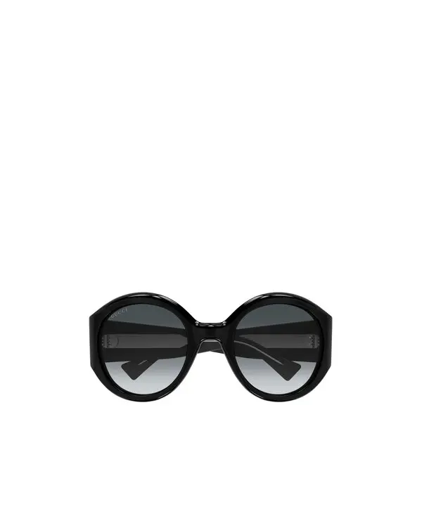Gucci Round Frame Sunglasses - Black