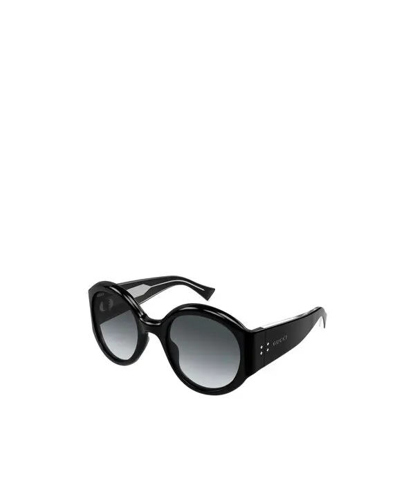 Gucci Round Frame Sunglasses - Black