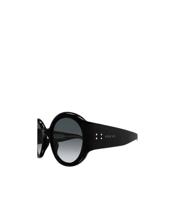 Gucci Round Frame Sunglasses - Black
