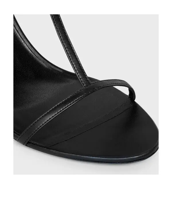 Celine T-bar Triomphe Sandal In Calfskin