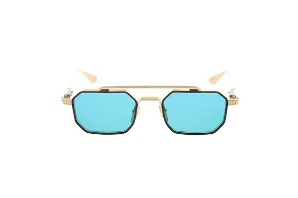 Chrome Hearts Full Frame Octagon Sunglasses - Blue