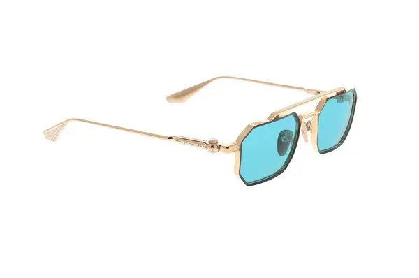 Chrome Hearts Full Frame Octagon Sunglasses - Blue