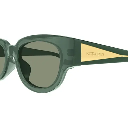 Bottega Veneta Cat Eye Frame Sunglasses - Green