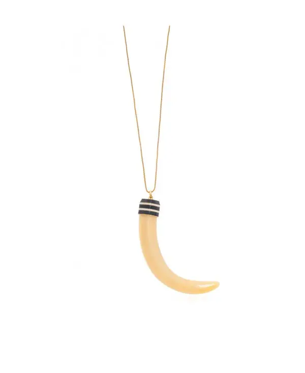 Tory Burch Horn Pendant Necklace