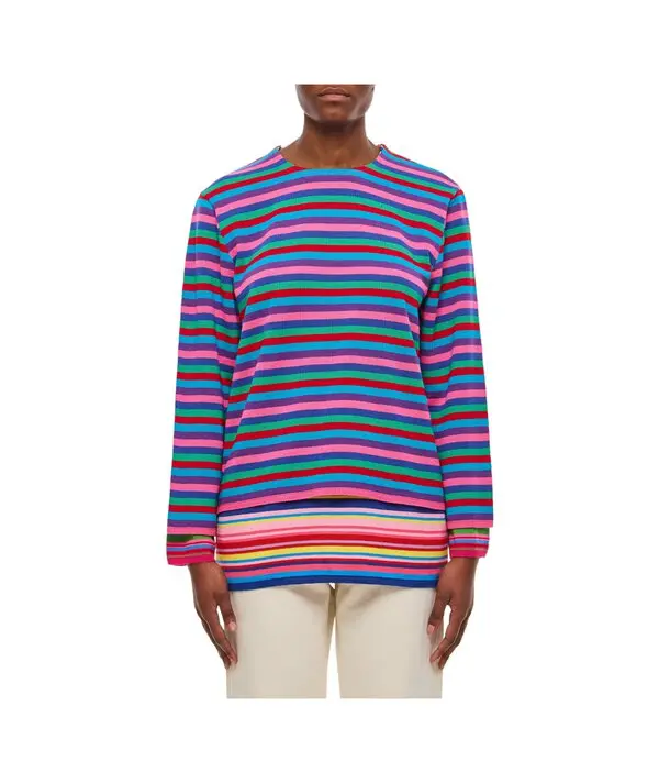 Comme Des Garçons Striped Crewneck Jumper