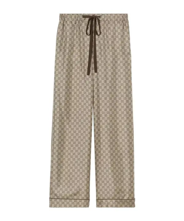 Gucci Monogram Printed Leisure Pants - No
