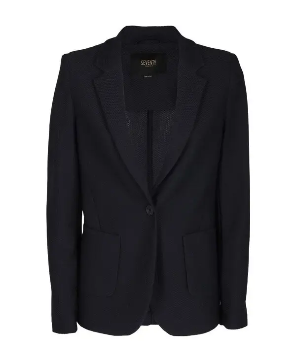 Seventy Logo Blazer - Black