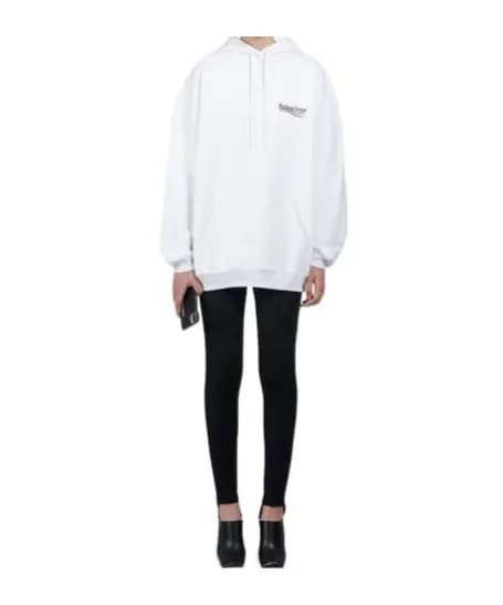 Balenciaga Political Campaign Hoodie - White