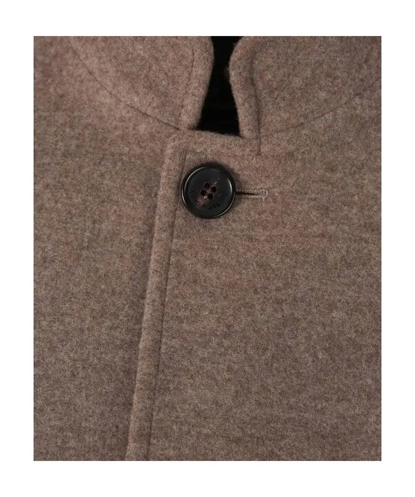 Loro Piana Button-up Coat With Stand Collar